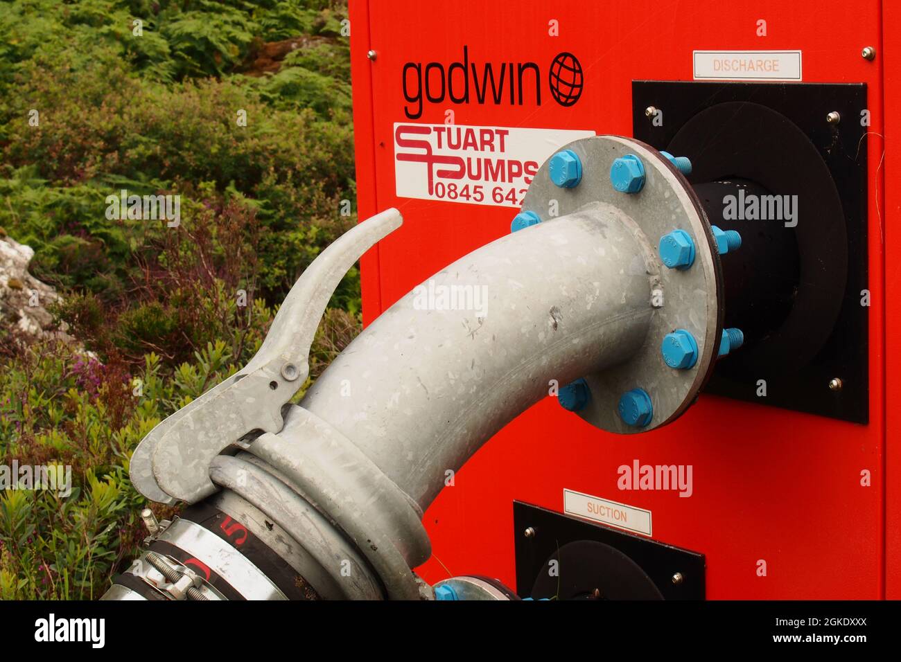 A Godwin ground water control pump for ground water control, showing ...