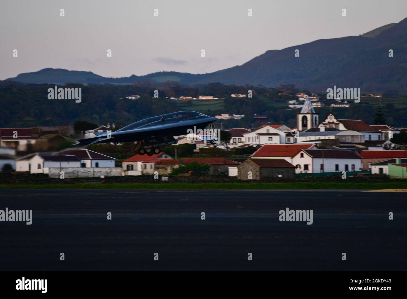 A B-2 Spirit stealth bomber, assigned to Whiteman Air Force Base ...