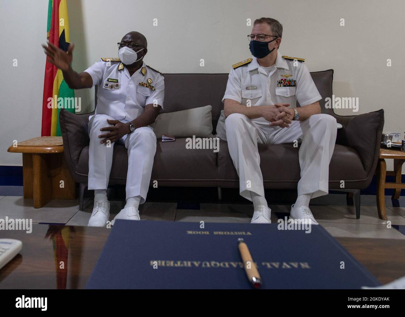 210325-N-TI693-1084 ACCRA, Ghana (March 25, 2021) Rear Adm. Issah ...
