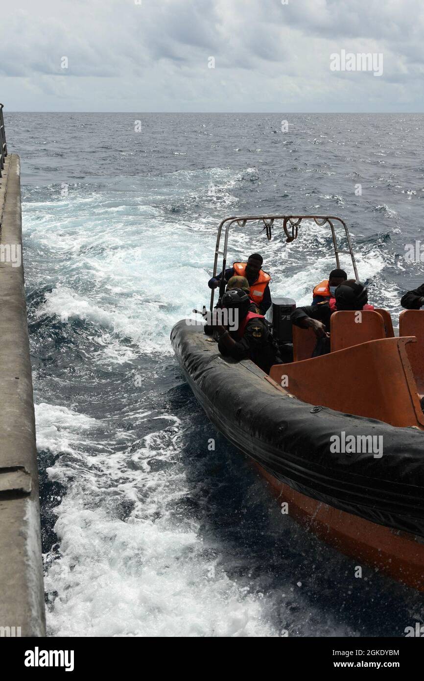 TEMA, Ghana (March 25, 2021) Members of the Ghana Navy Special Boat ...