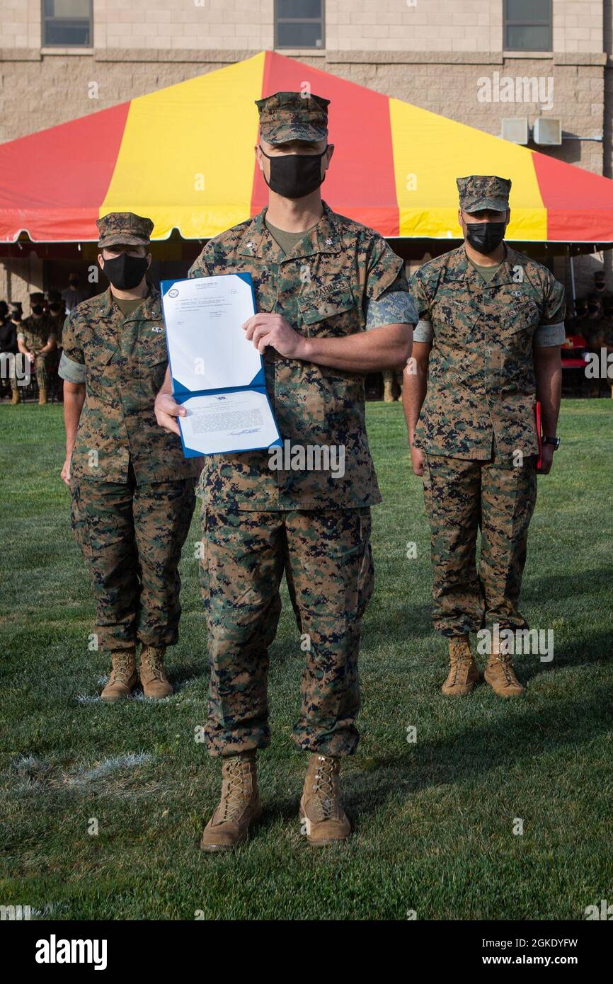 U.S. Marine Corps Lt. Col. Matthew Hager, commanding officer of 1st ...