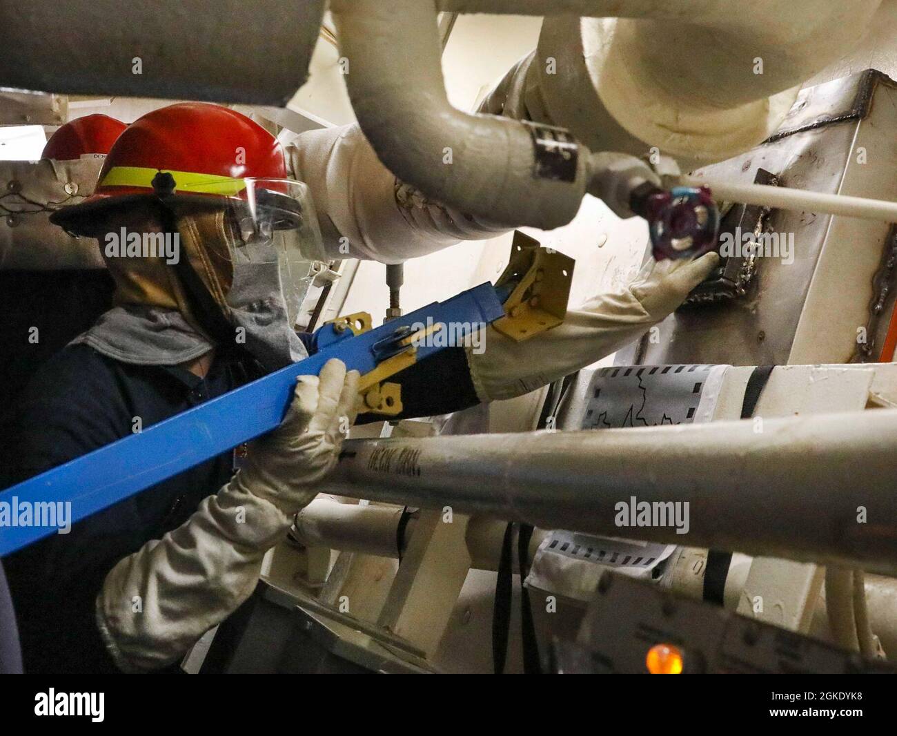 Fireman Apprentice Alexander Mena, from Eastvale, Calif., assembles I ...