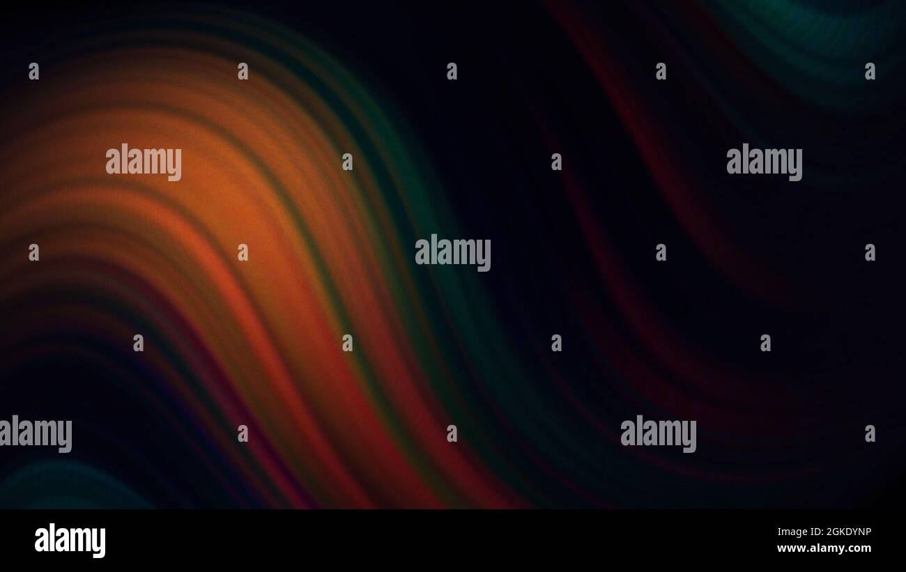 Abstract gradient flowing waves of dark colors, seamless loop. Motion ...