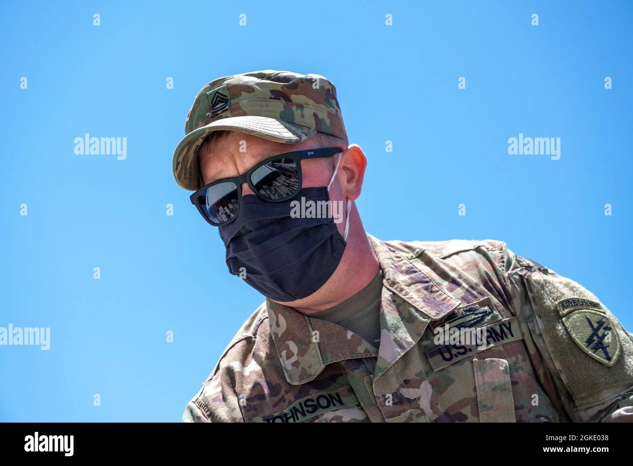 U.S. Army Sgt. 1st Class Brett Johnson, team sergeant, 443rd Civil ...