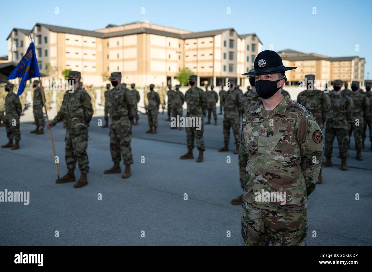U.S. Air Force basic military graduation and coining ceremony is held ...