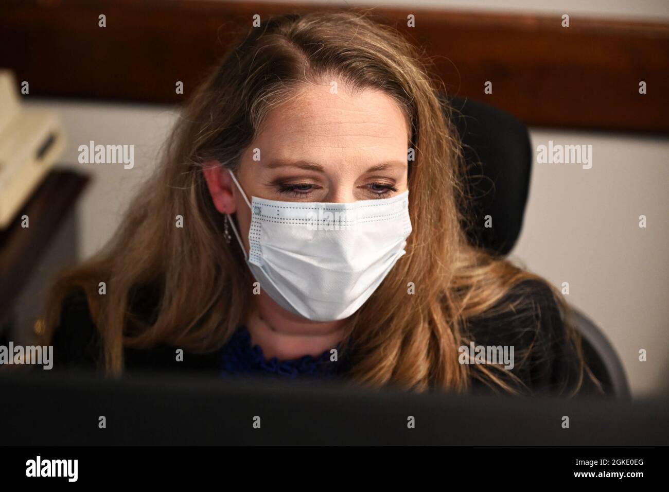 Amber Cabibi, 33rd Maintenance Squadron unit program coordinator, works ...