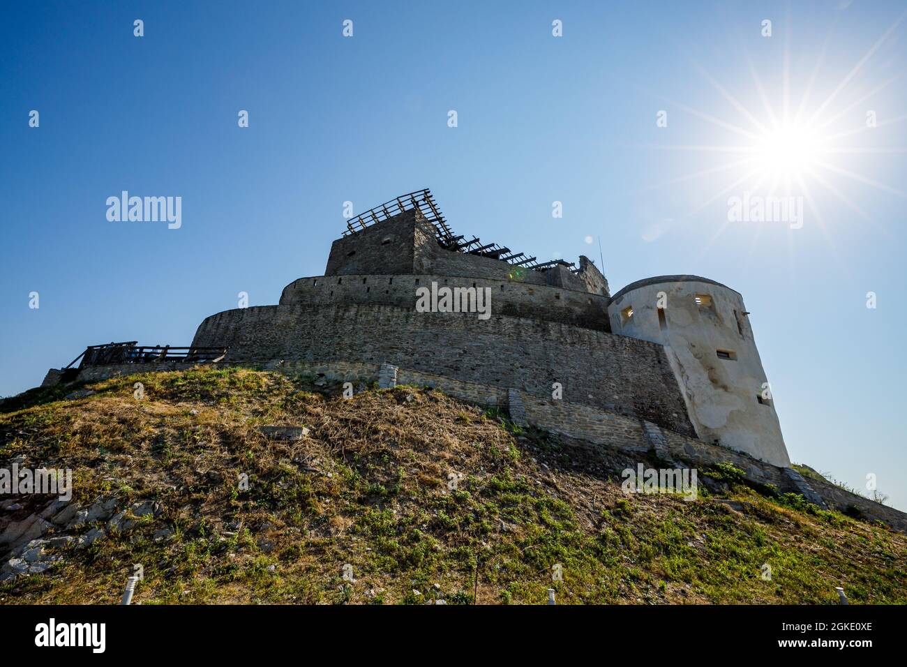 The Deva Castle in Romania Stock Photo - Alamy