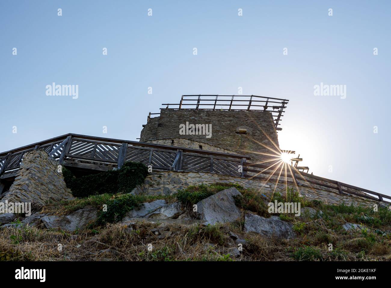 The Deva Castle in Romania Stock Photo - Alamy