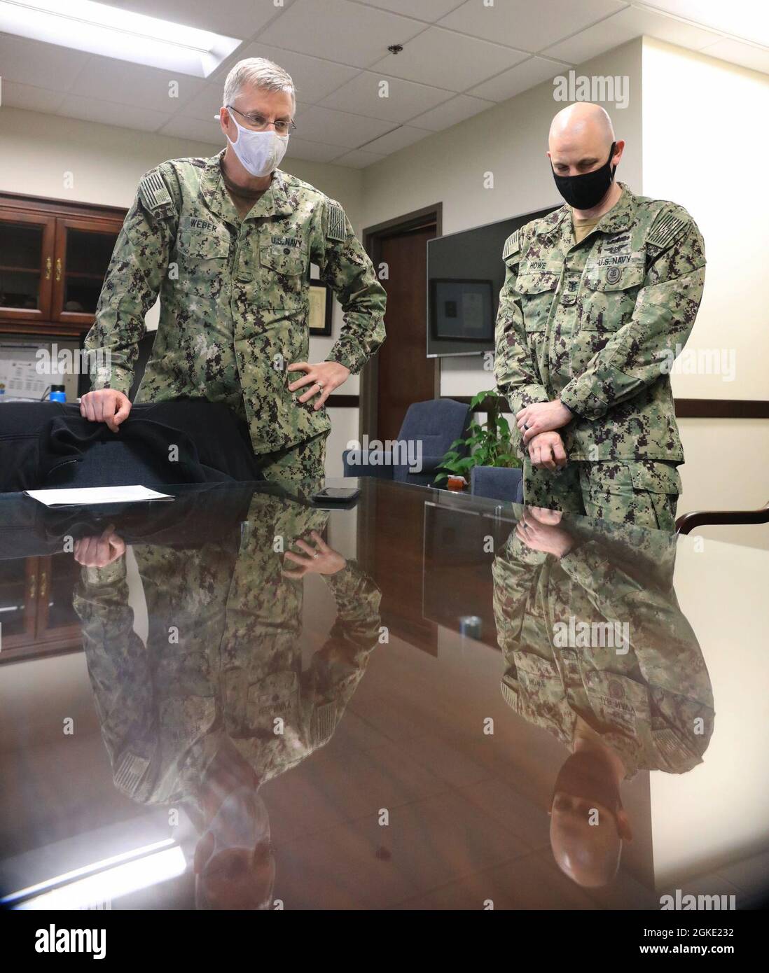 Naval Medical Forces Pacific (NMFP) Commander Rear Adm. Tim Weber and ...