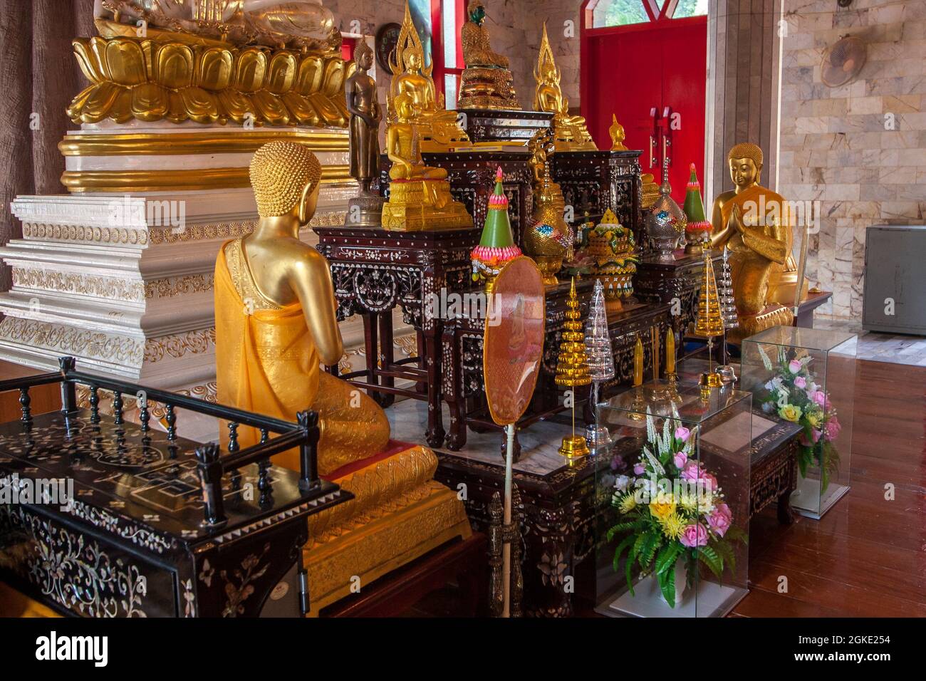 Buddhist altar tables hi-res stock photography and images - Alamy