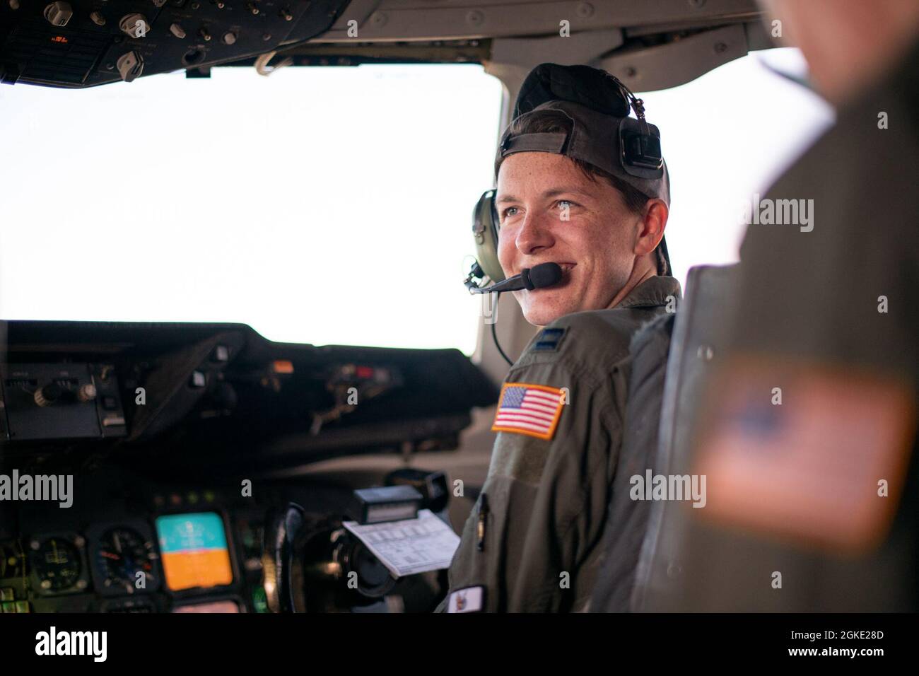 U.S. Air Force Capt. Stephanie Linderman, 6th Air Refueling Squadron KC ...