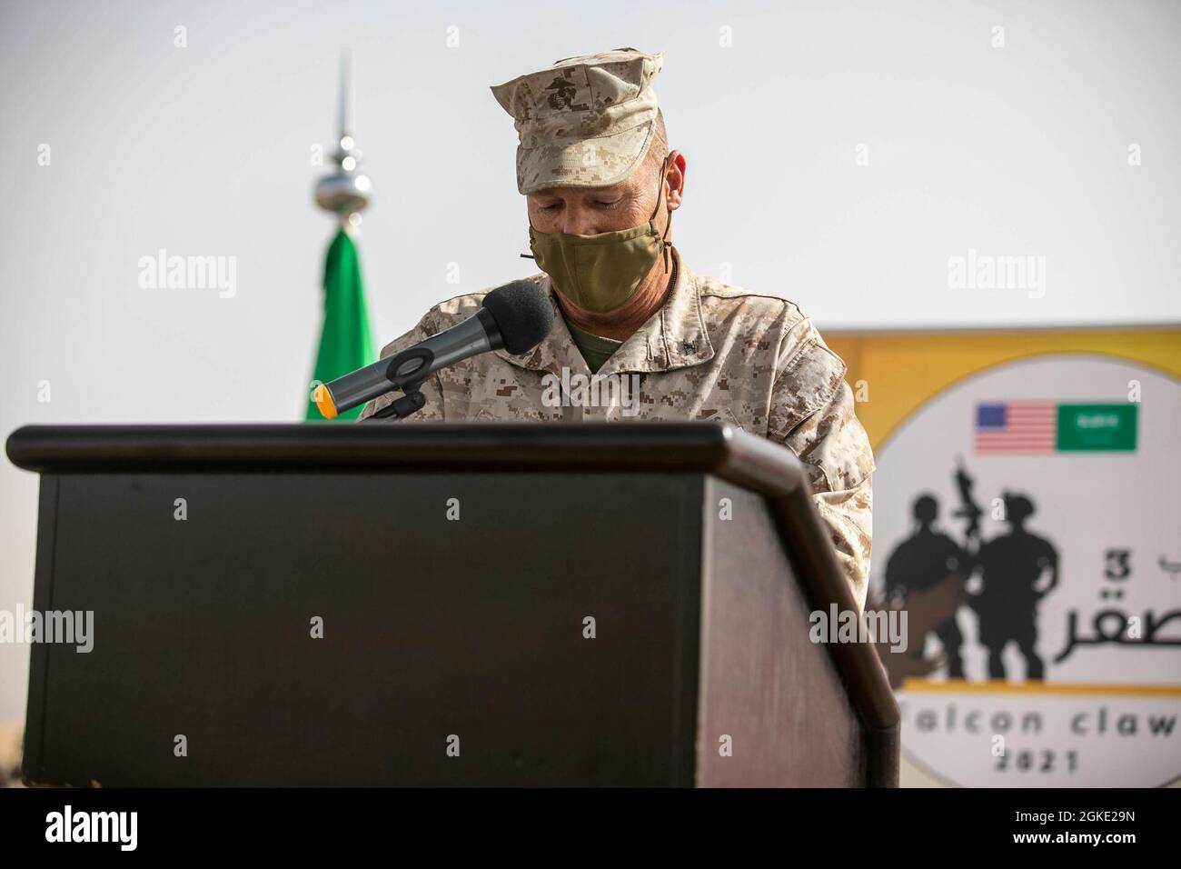 U.S. Marine Corps Col. Phillip Laing, commanding officer of the Special ...