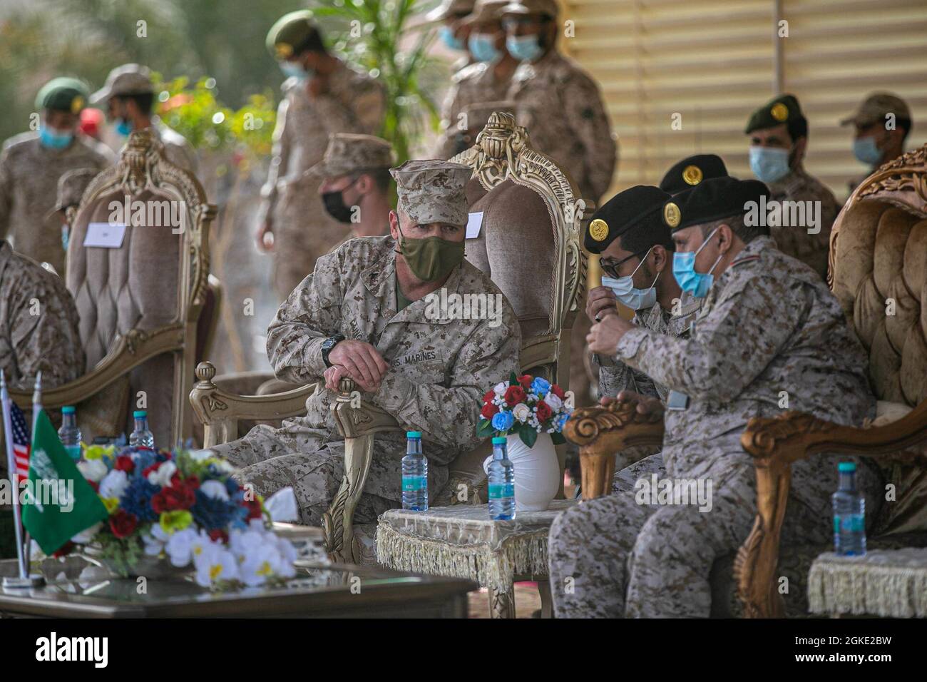 U.S. Marine Corps Col. Phillip Laing, commanding officer of the Special ...