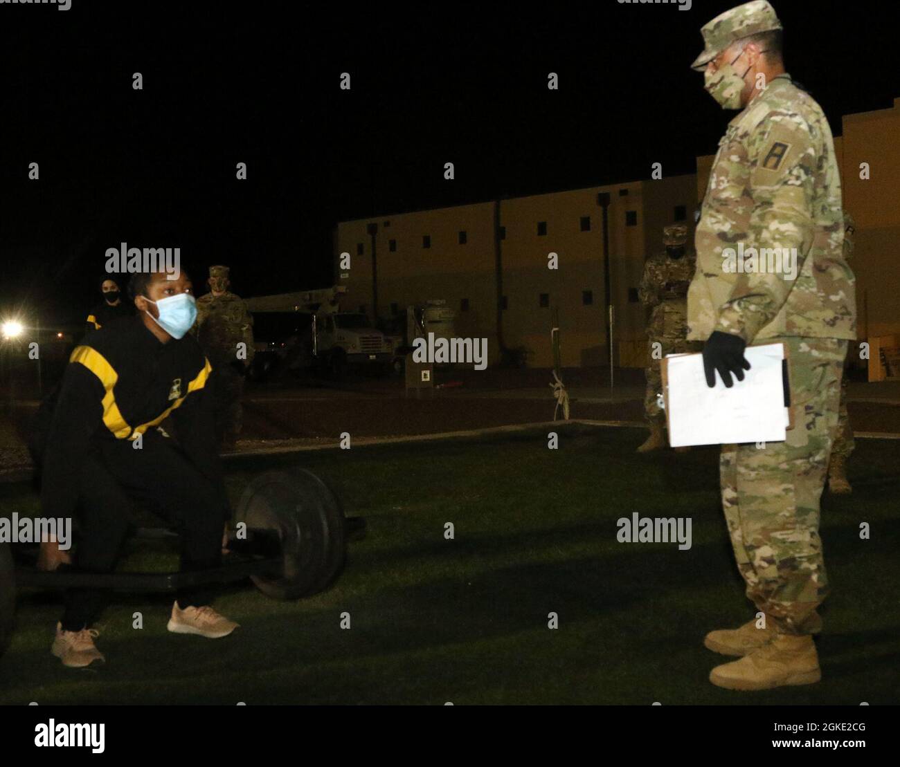 A Soldier assigned to 5th Armored Brigade, First Army Division West ...