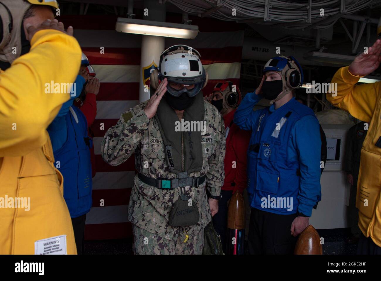 PACIFIC OCEAN (March 25, 2021) Rear Adm. Philip Sobeck, commander ...
