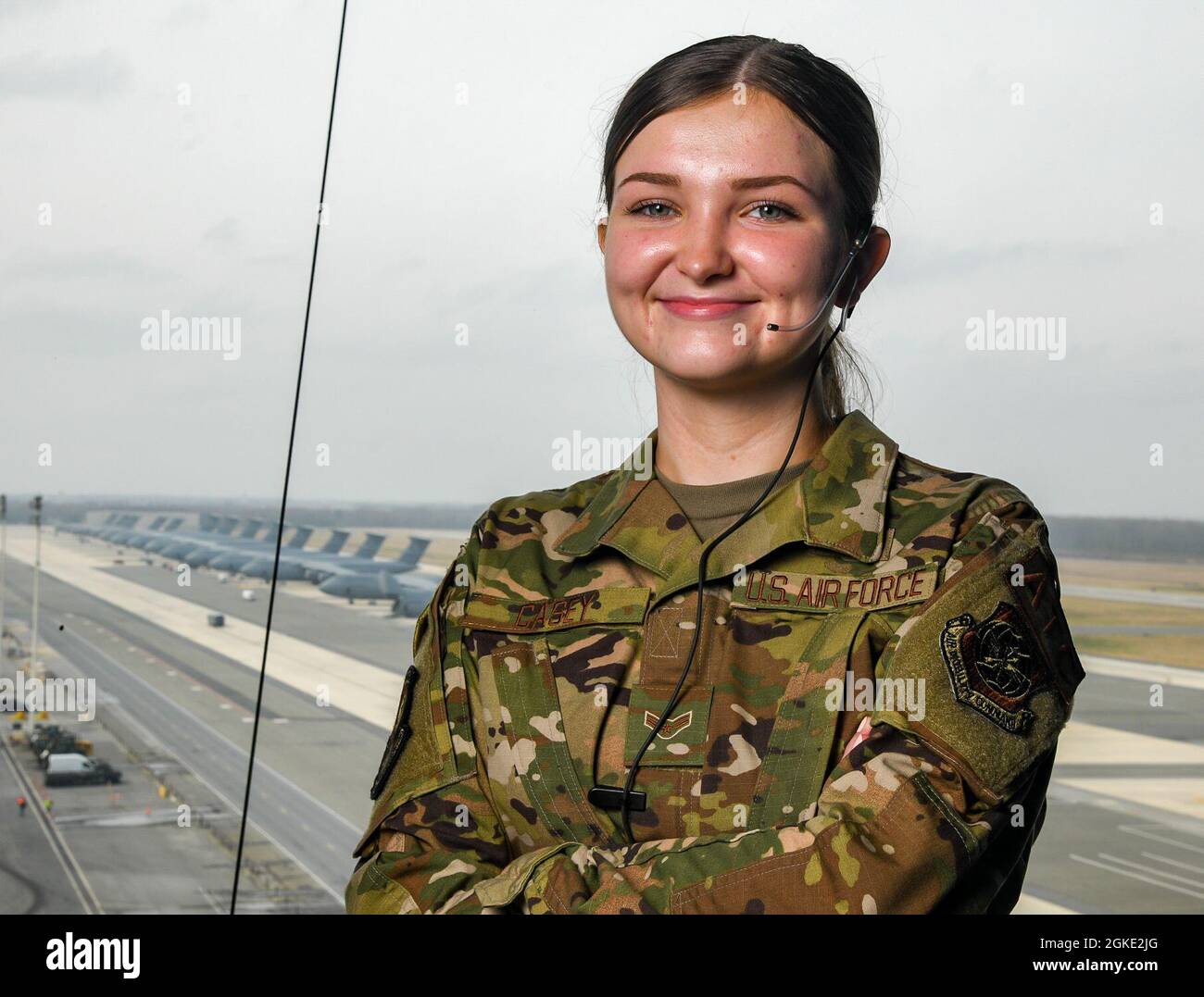 Airman 1st Class Alexis Casey, 436th Operations Support Squadron air ...