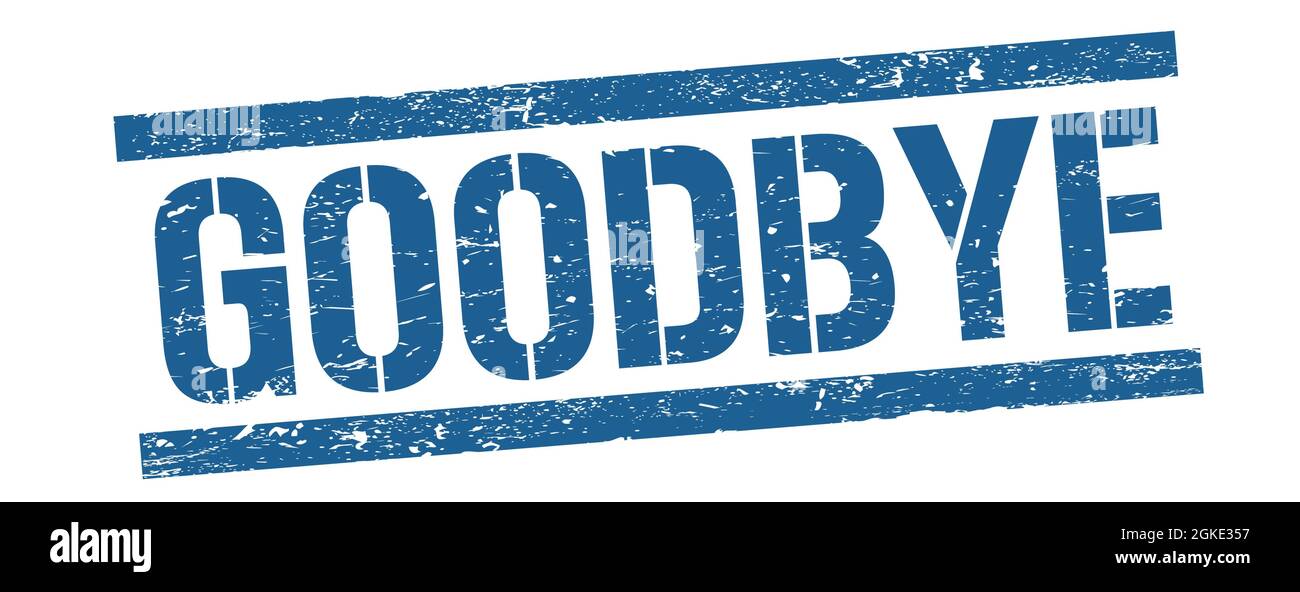 Goodbye stamp hi-res stock photography and images - Alamy