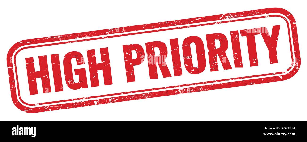 High priority seal hi-res stock photography and images - Alamy