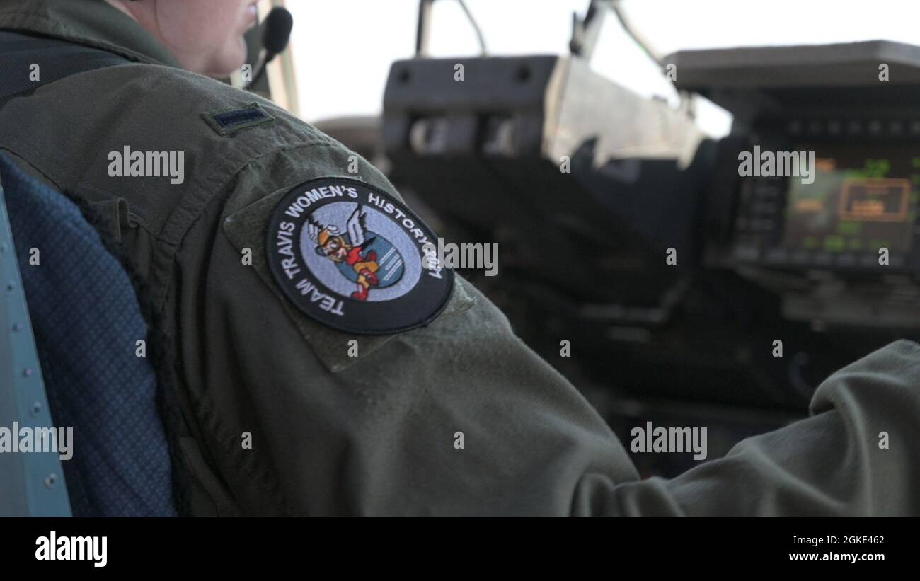 U.S. Air Force 1st Lt. Kourtney Cryder, 21st Airlift Squadron pilot ...