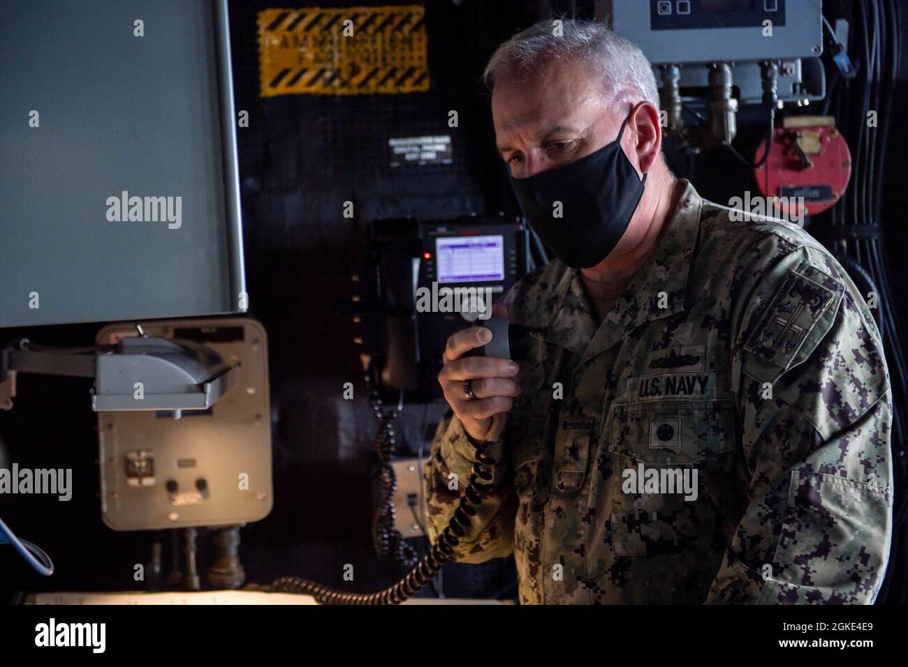 PACIFIC OCEAN (March 25, 2021) — Rear Adm. Philip Sobeck, Commander ...