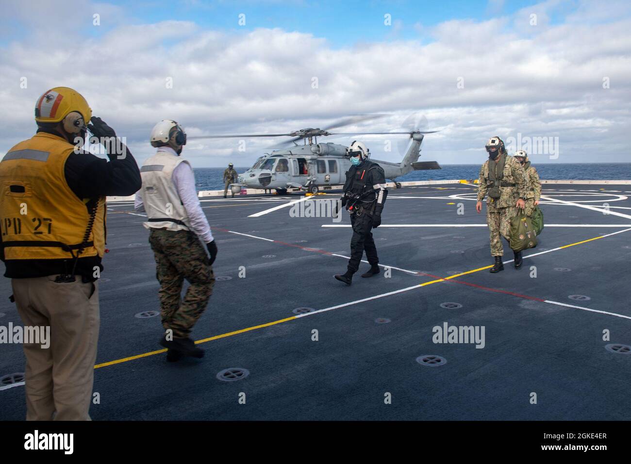 PACIFIC OCEAN (March 25, 2021) — Rear Adm. Philip Sobeck, Commander ...