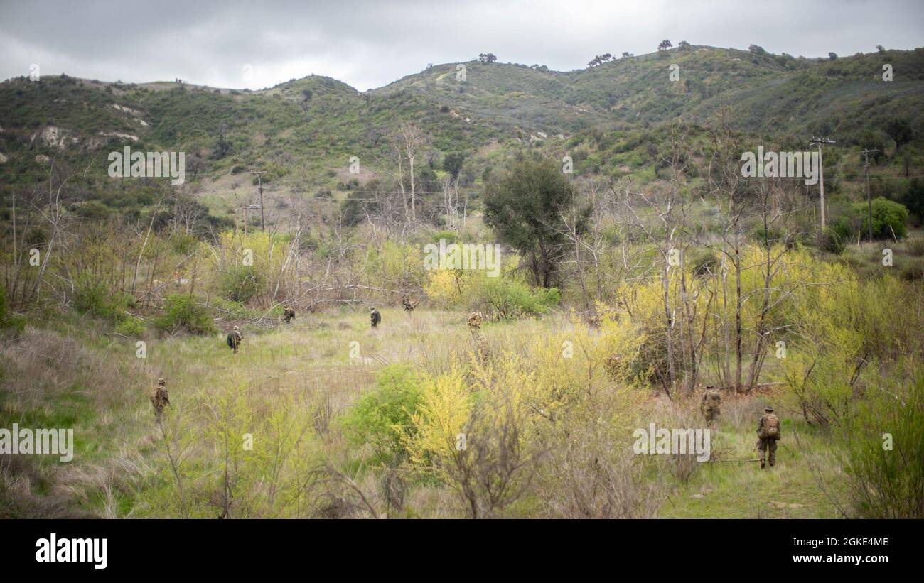 U.S. Marines and Sailors with Alpha Company, Battalion Landing Team 1/1 ...