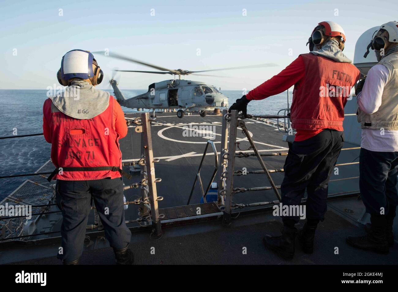 ATLANTIC OCEAN (March 25, 2021) Machinist's Mate 2nd Class Carlyn ...