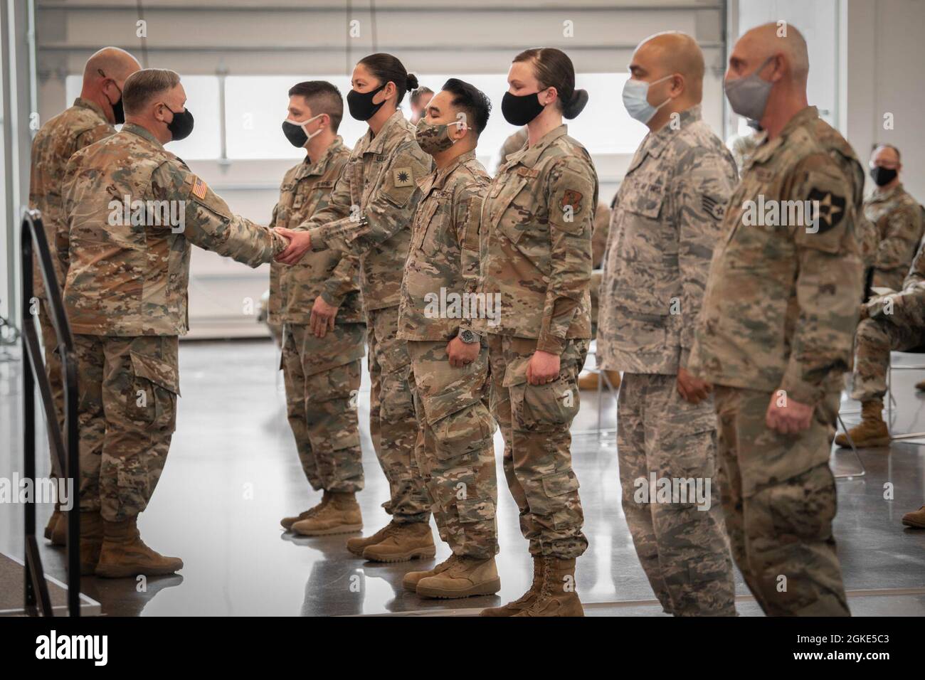 Army Maj. Gen. Bret Daugherty, the Adjutant General of the Washington ...