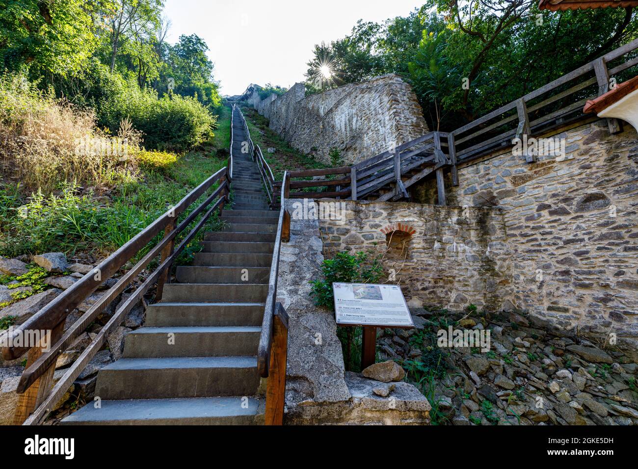 The Deva Castle in Romania Stock Photo - Alamy