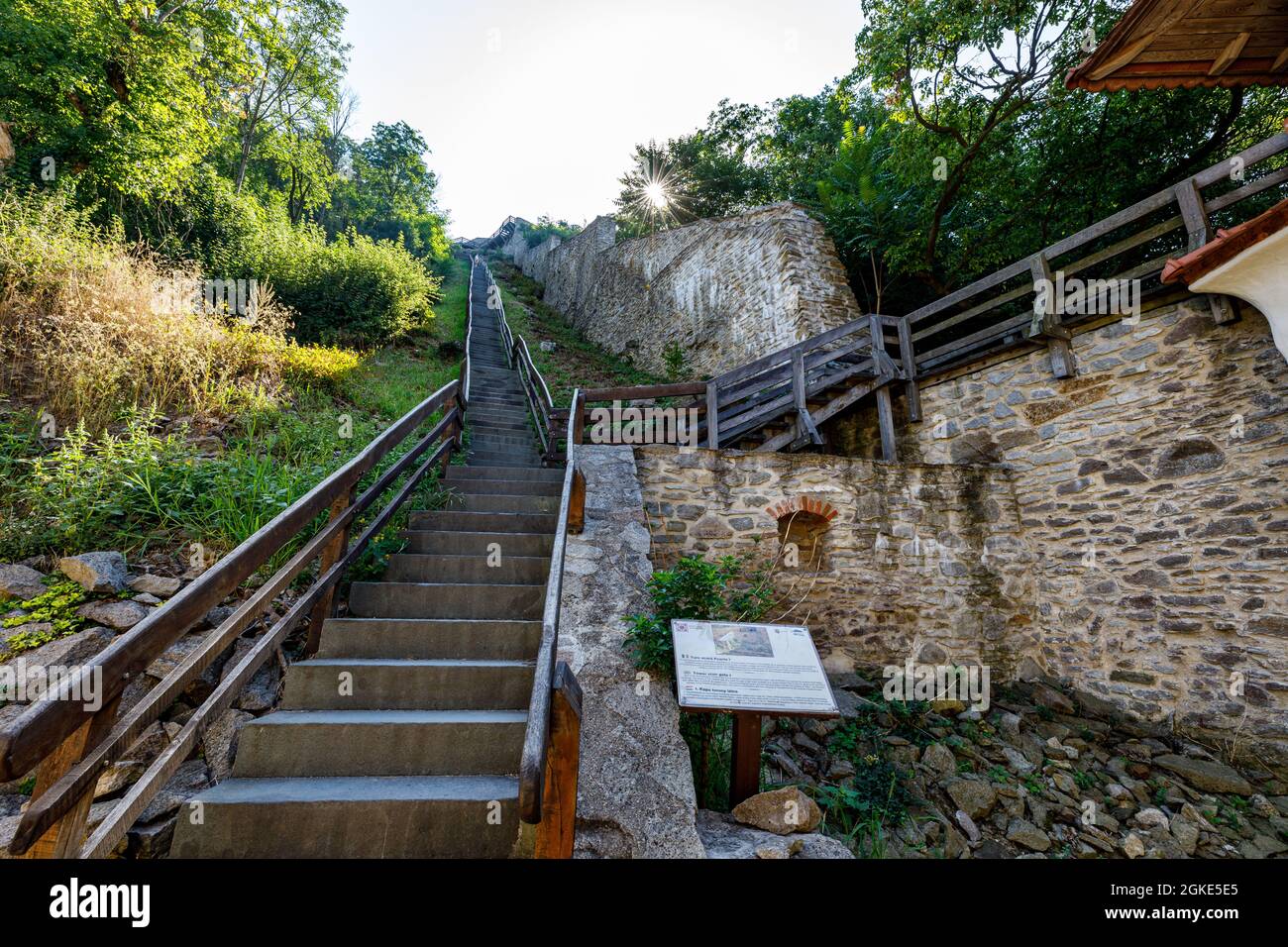 The Deva Castle in Romania Stock Photo - Alamy