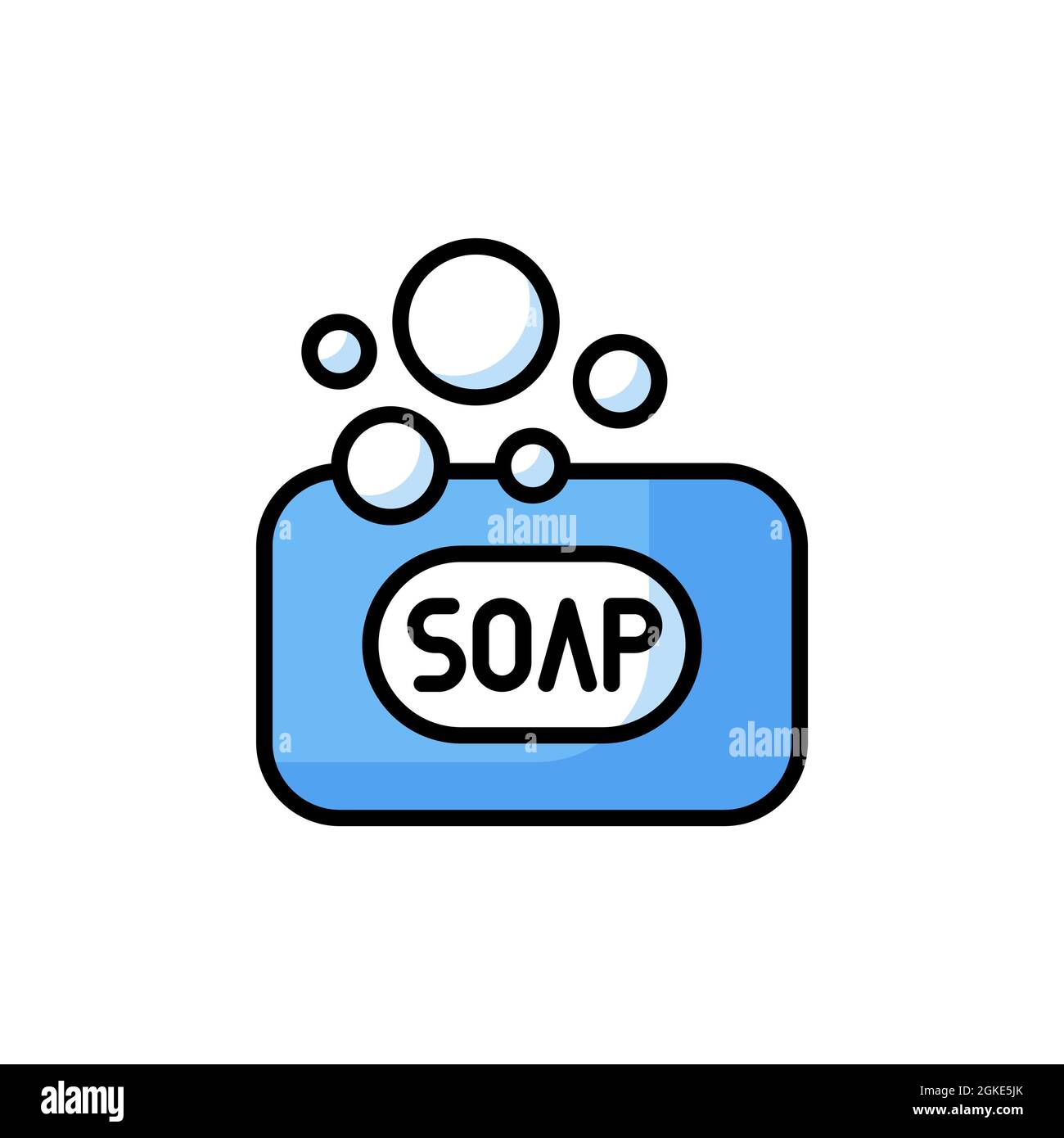 Soap icon vector sign symbol Stock Photo - Alamy