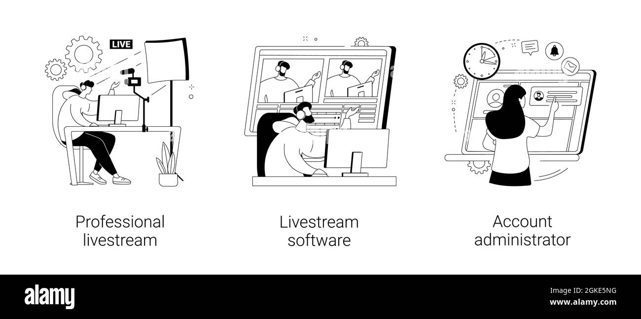 Go live icon app Stock Vector Images - Alamy