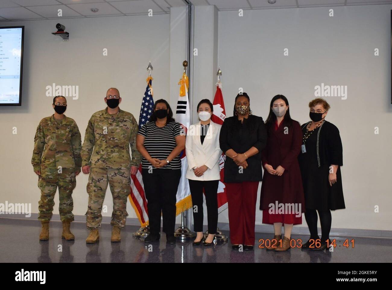 District Commander, Col. Christopher W. Crary, stands with event ...
