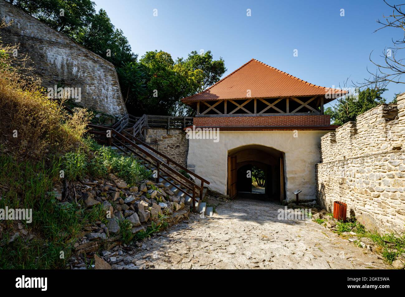 The Deva Castle in Romania Stock Photo - Alamy