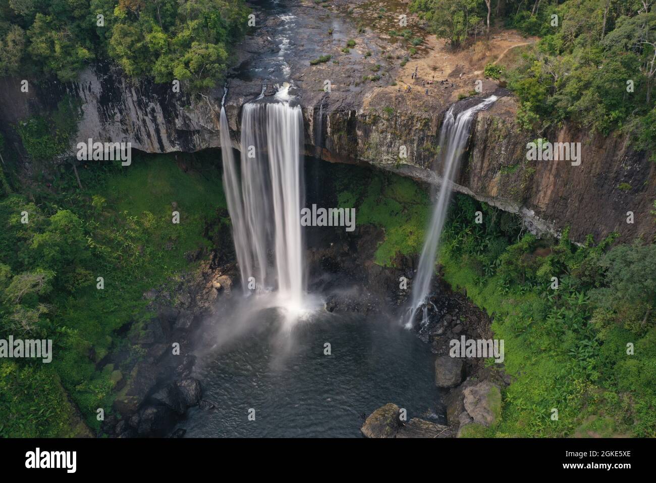 Nice K50 waterfall in Gia Lai province central Vietnam Stock Photo - Alamy