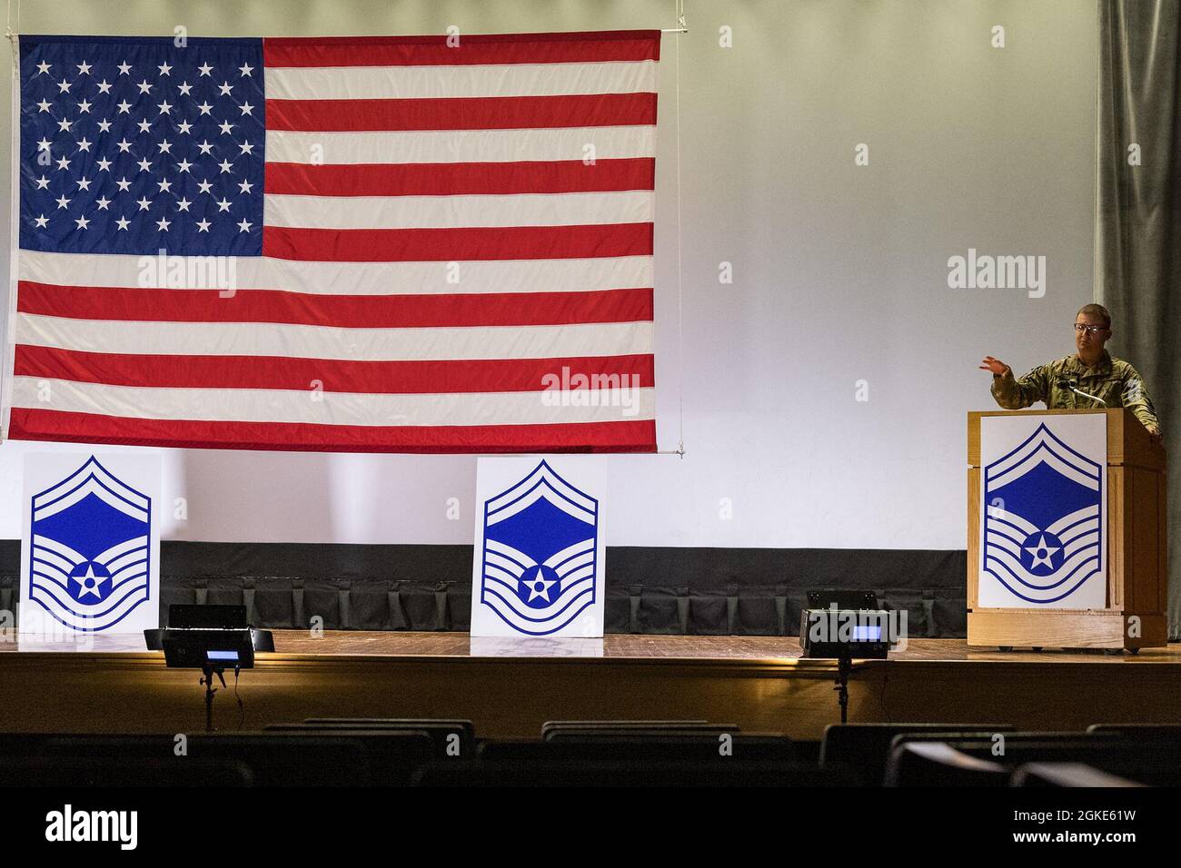 Col. Matthew Jones, 436th Airlift Wing commander, makes closing remarks ...