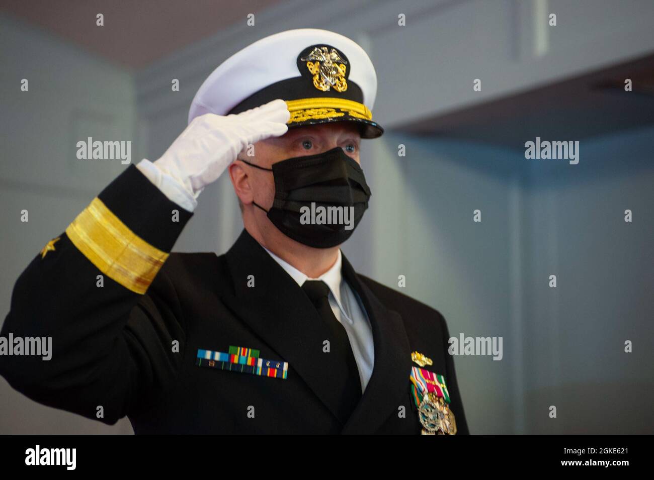 Rear Adm. James P. Waters, commander, Submarine Group Two (SUBGRU2 ...