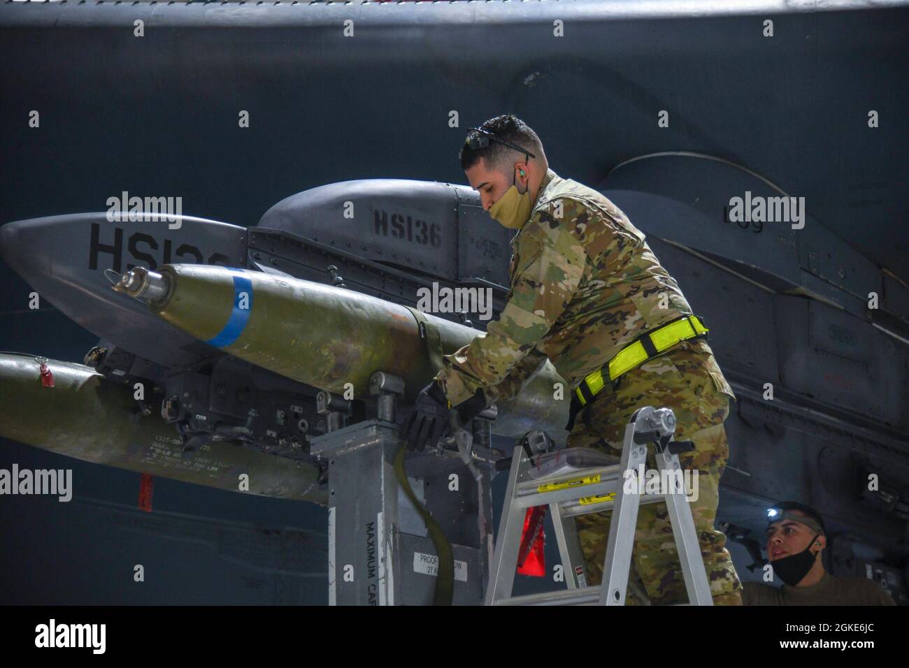 Team Minot Airmen compete in a load crew competition on Minot Air Force ...