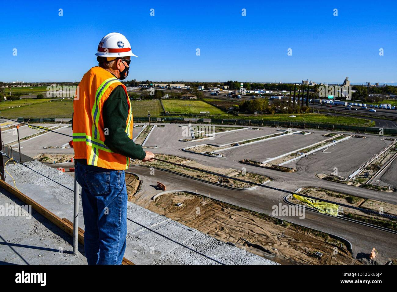 Dave Wilson, deputy resident engineer for the VA Stockton project with ...