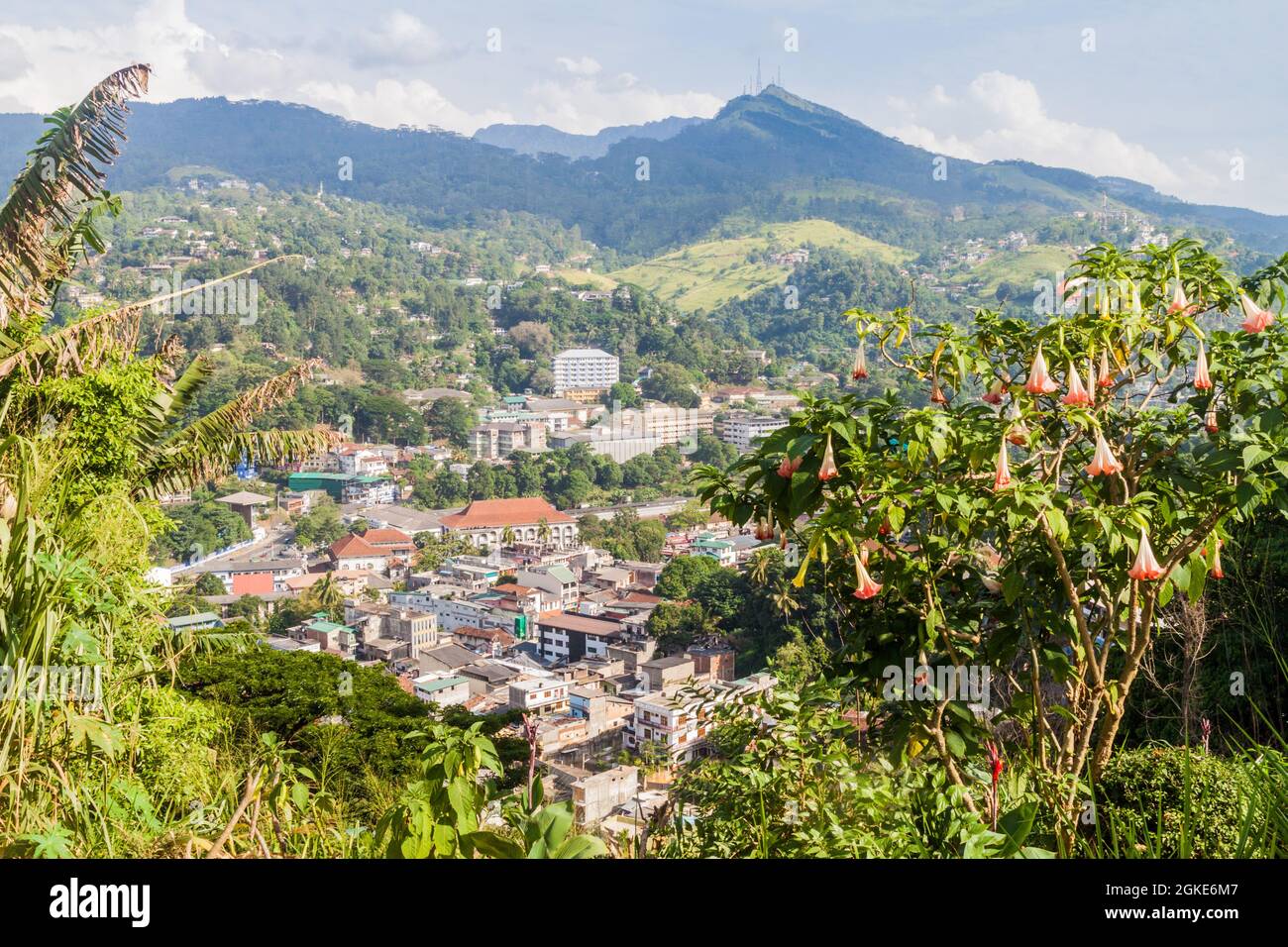 Aerial view of Kandy, Sri Lanka Stock Photo - Alamy