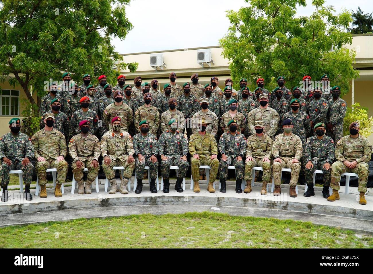 Senior leaders from the Maldives National Defence Force, U.S. Army ...