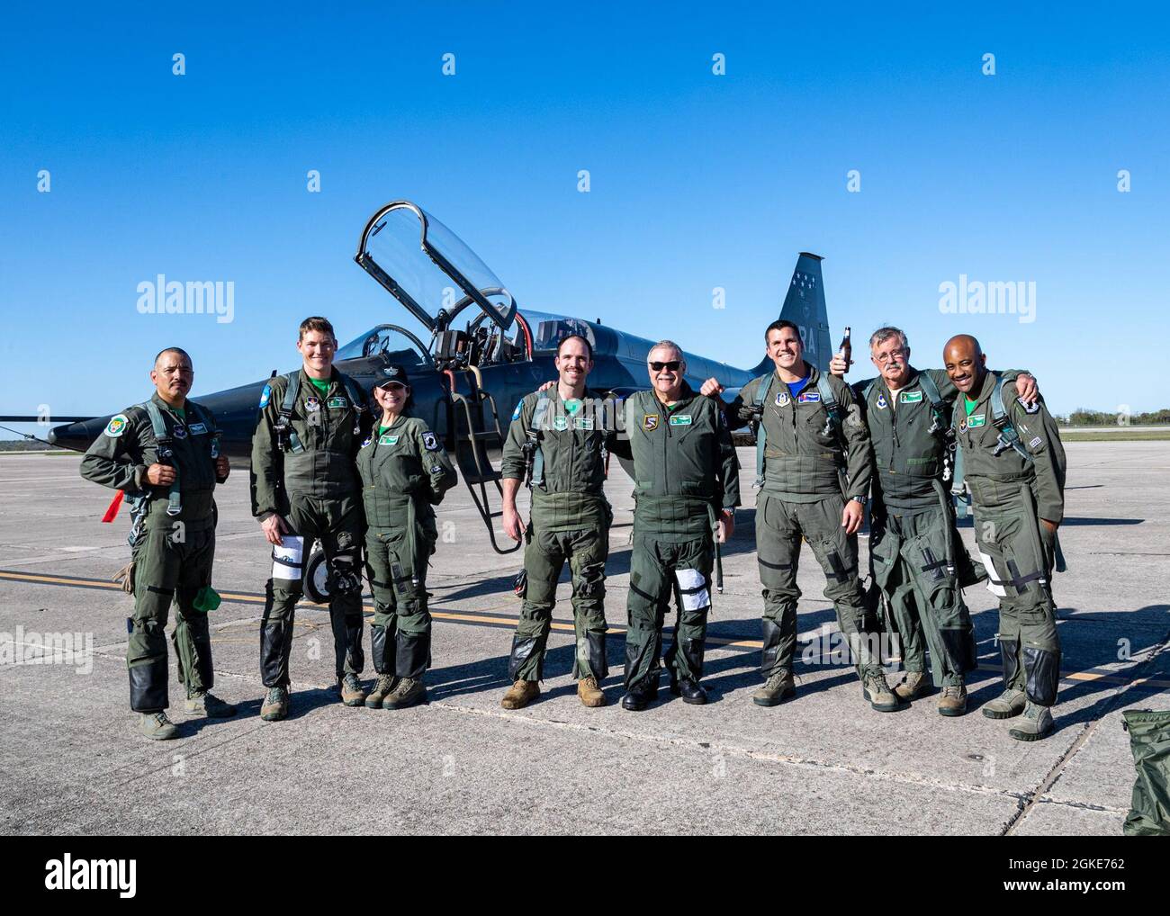 U.S. Air Force T-38 pilots assigned to the 560th Flying Training ...