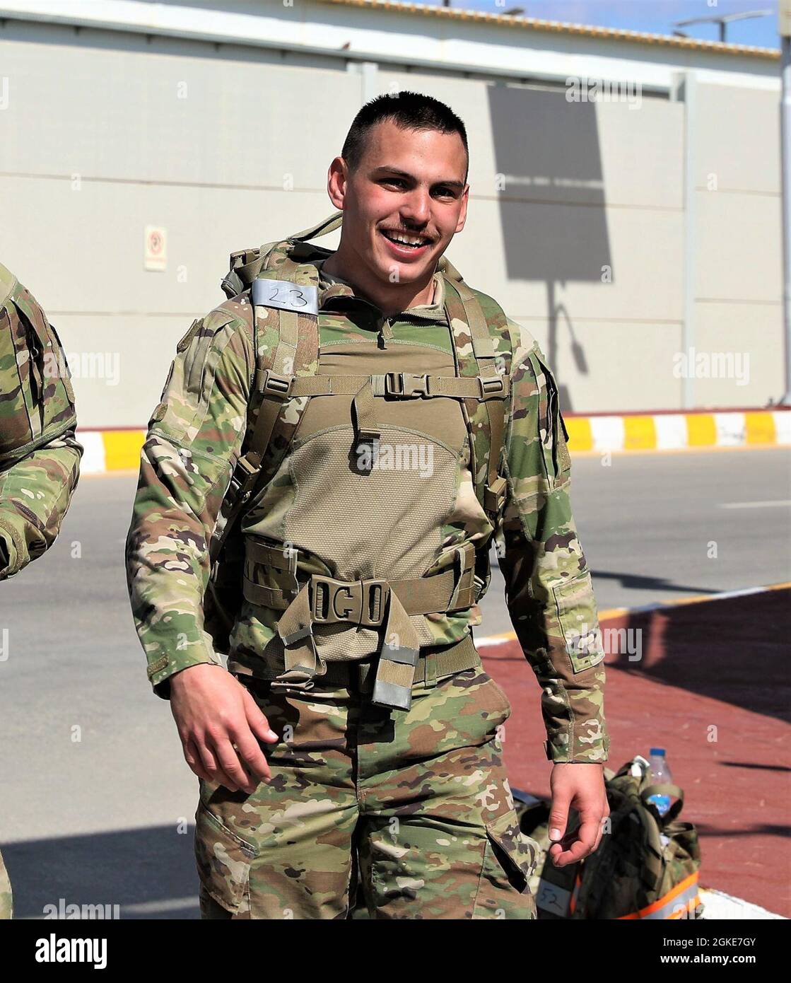 Spc. Christopher Dame completes the Norwegian Foot March in March 2021 ... Spc. Christopher Dame completes the Norwegian Foot March in March 2021 ...