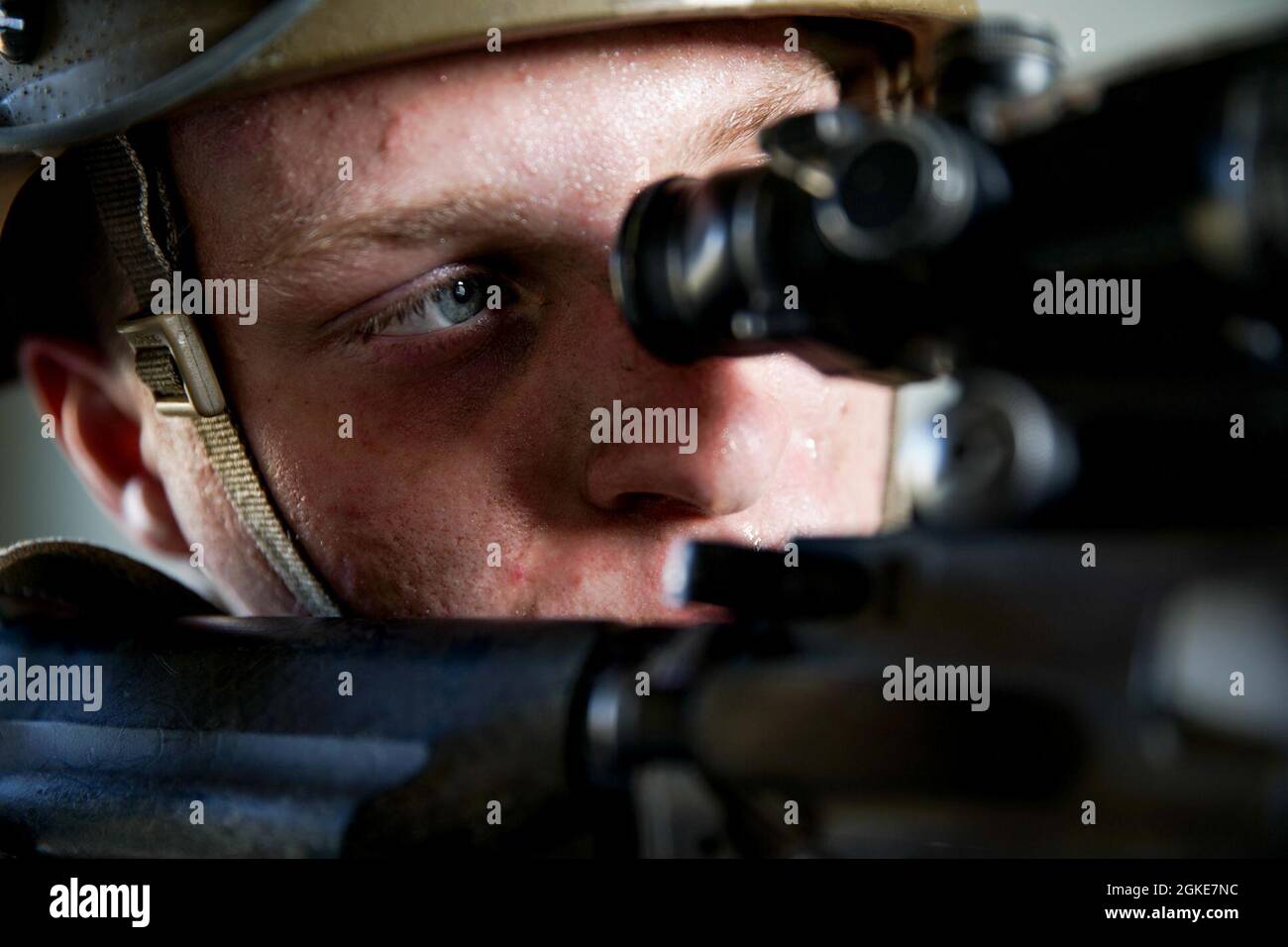 U.S. Marine Corps Lance Cpl. Caleb Sumerel, a rifleman with Charlie ...