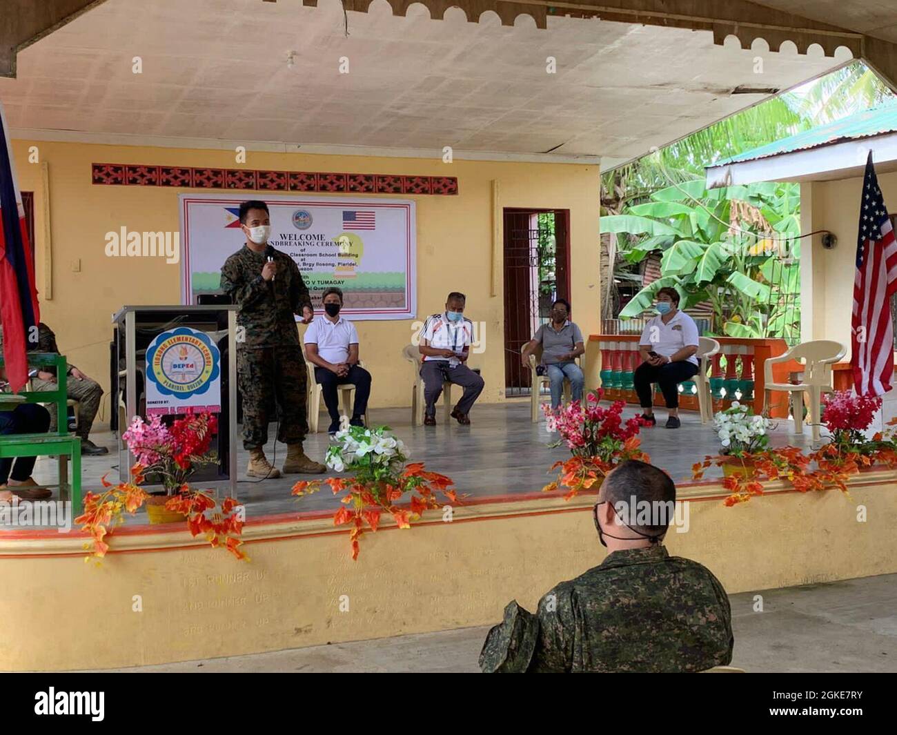 U.S. Marine Corps 1st Lt. Julian Taruc, a platoon commander with 9th ...