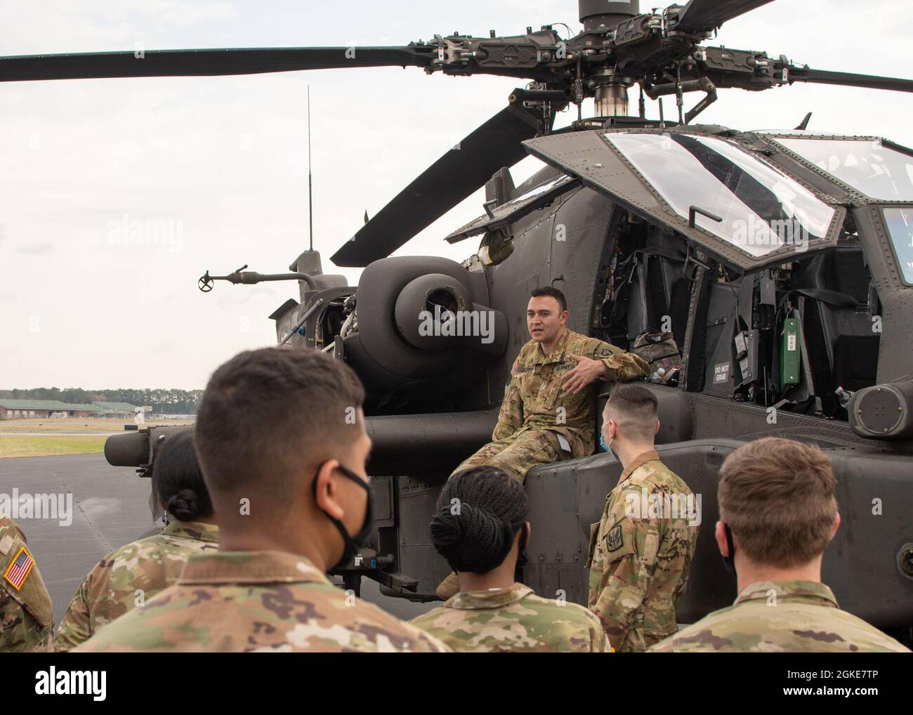 U.S. Army Maj. Eric Juarez, an AH-64 Apache helicopter pilot assigned ...
