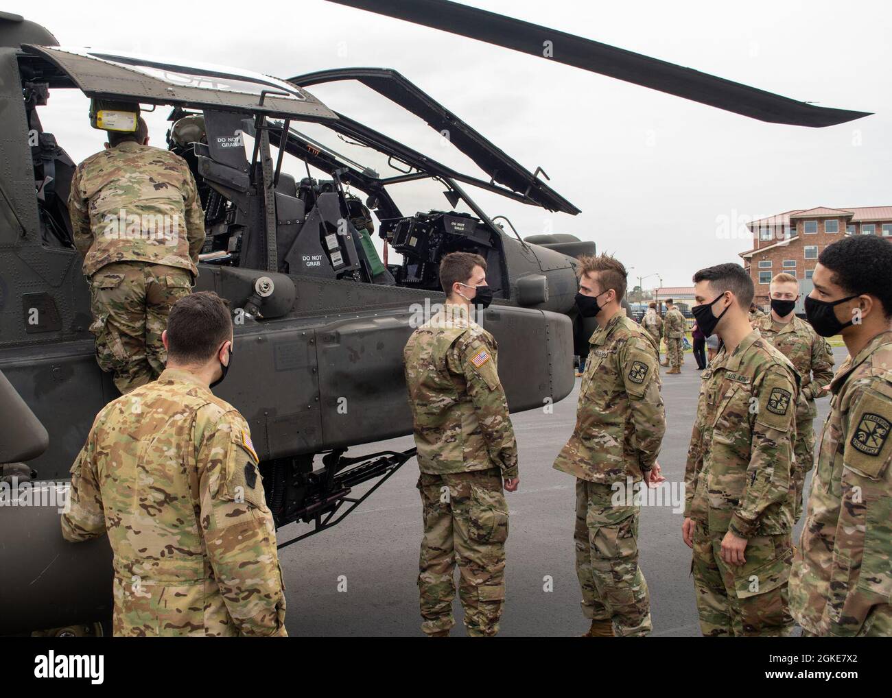 An East Carolina University Reserve Officers’ Training Corps cadet get ...