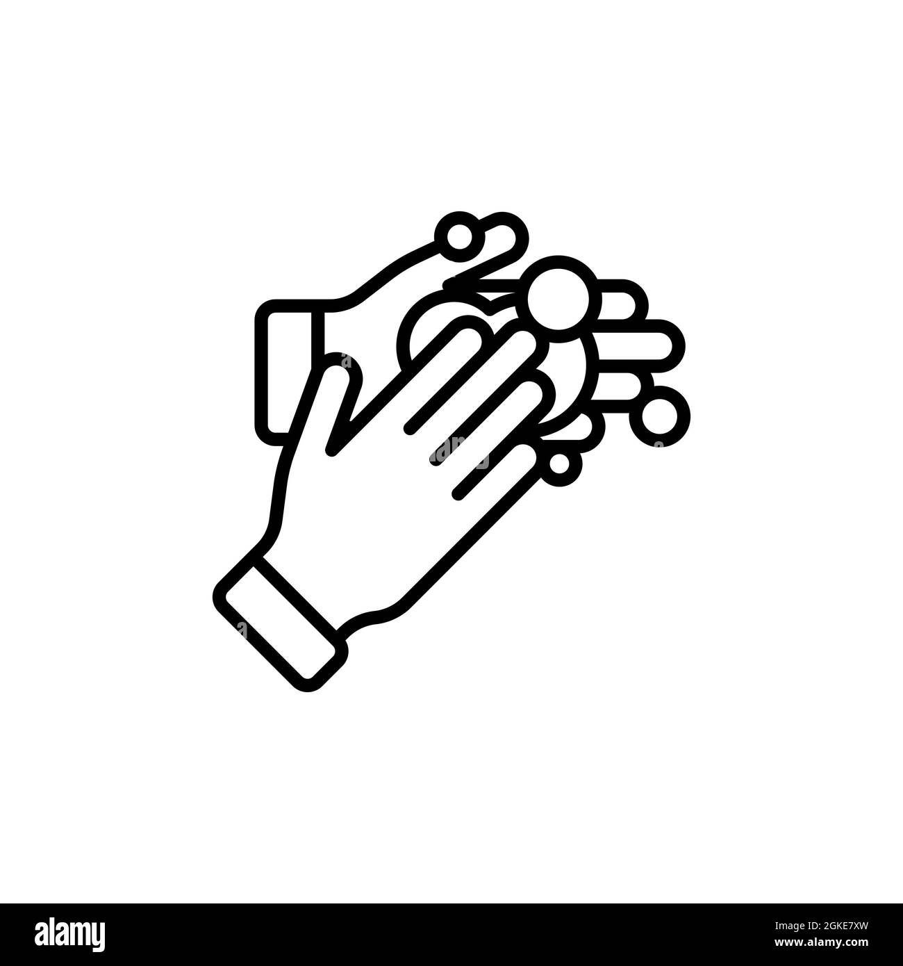 Hand wash Black and White Stock Photos & Images - Alamy