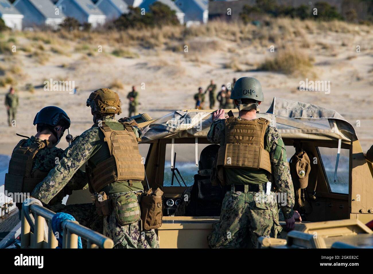 210326-N-NQ285-1245 ATLANTIC OCEAN (March 26, 2021) Sailors assigned to ...