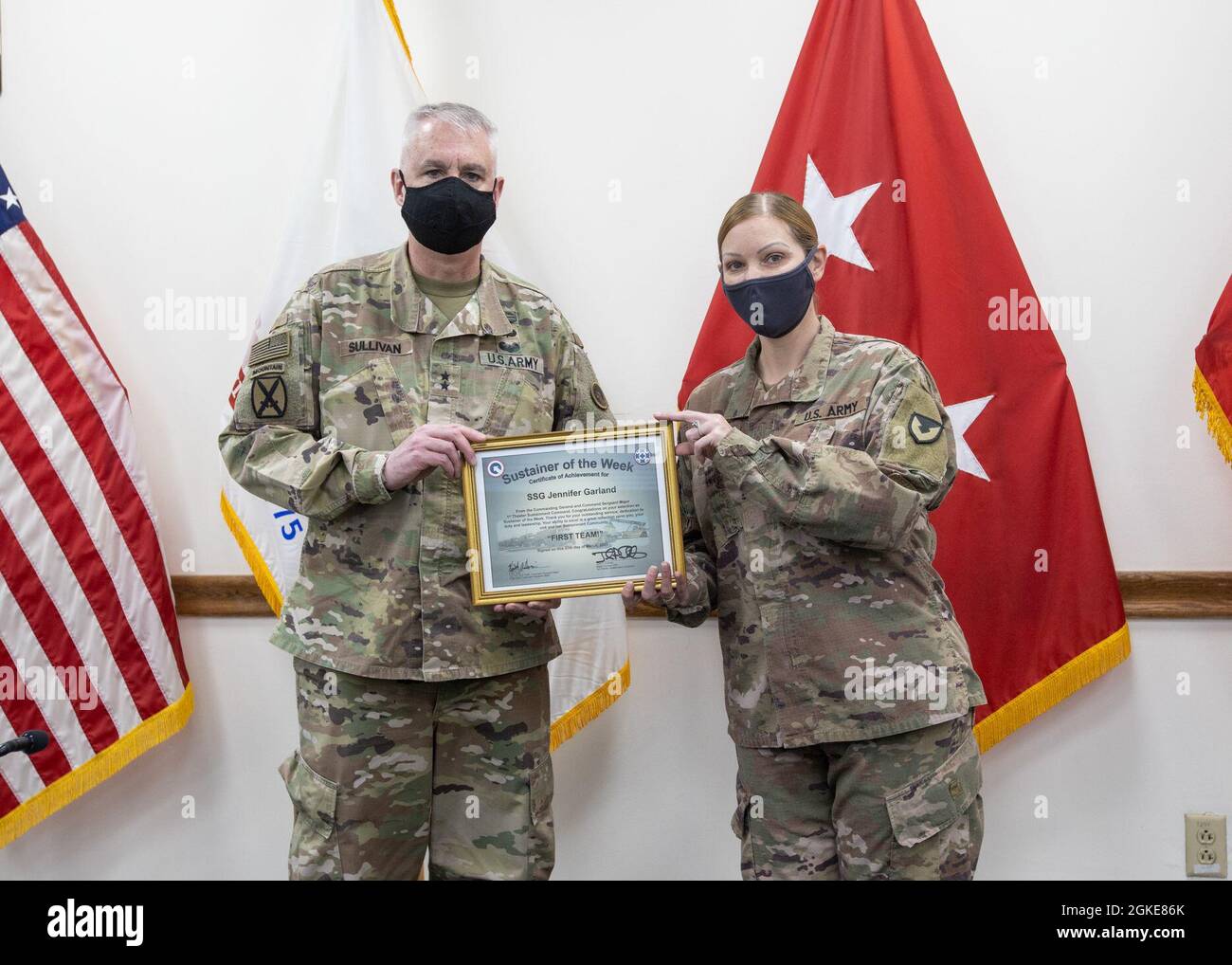 Maj. Gen. John P. Sullivan, commanding general, 1st Theater Sustainment ...
